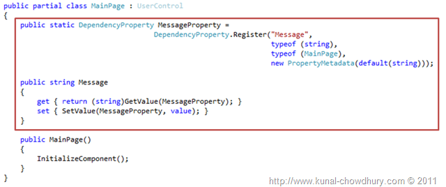 Debugging Data Bindings in XAML with Silverlight 5 Beta | Kunal Chowdhury